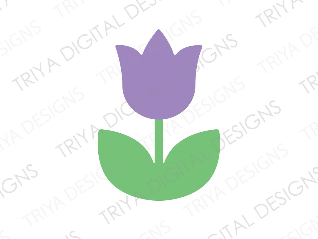 Tulip SVG Cut File | Spring, Easter, Flower, Tulips, Pastel PNG ...