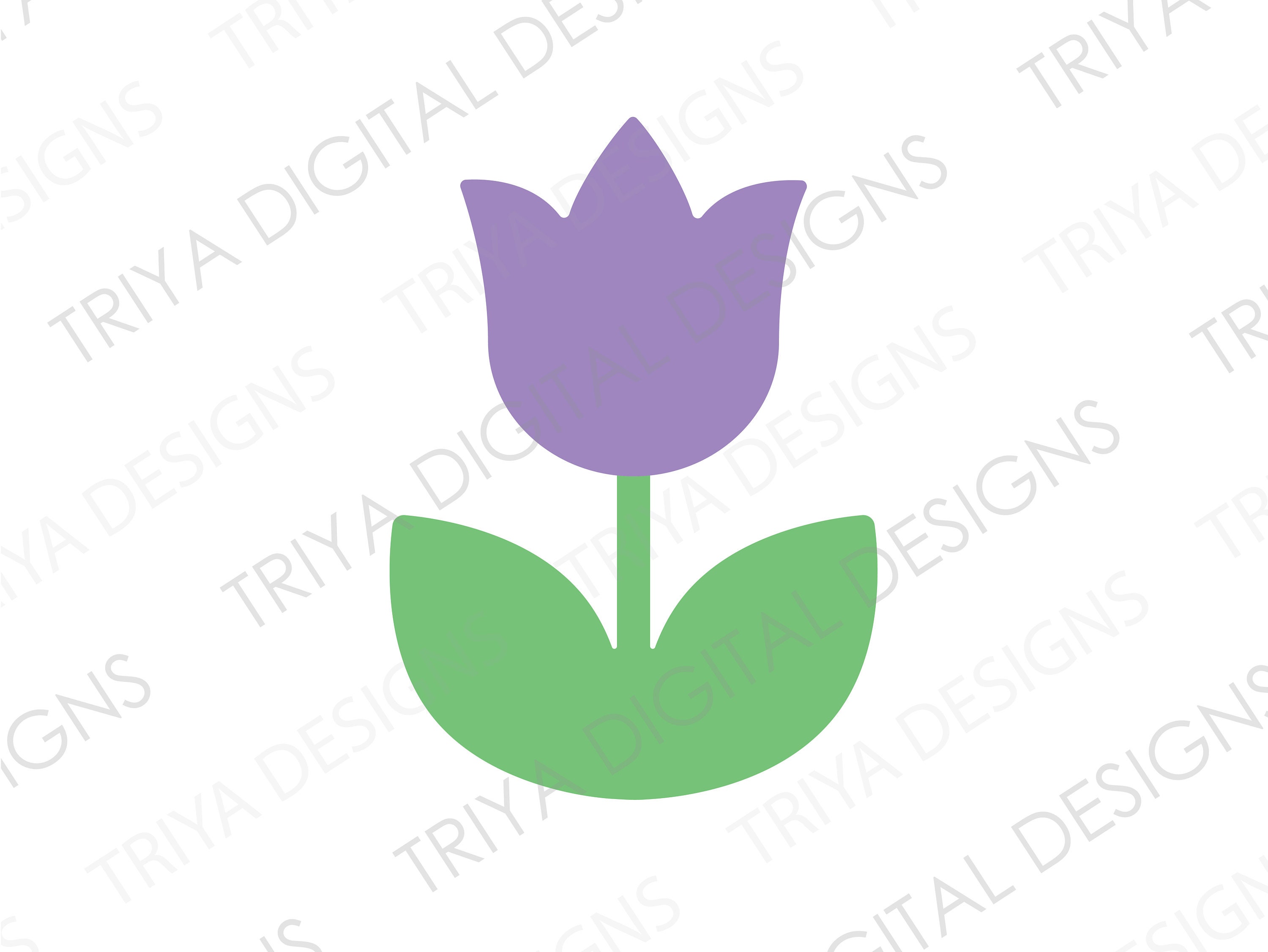 Easter Tulips Clip Art