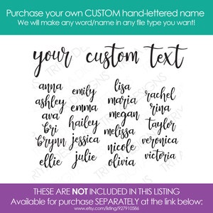 Michelle SVG | Michelle Hand Lettered Cursive Text | Custom First Name ...