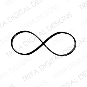 Open Infinity Symbol SVG | Customizable Infinity Sign SVG | Digital ...
