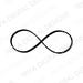 Open Infinity Symbol SVG | Customizable Infinity Sign SVG | Digital ...