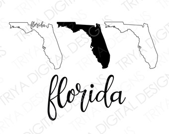 Florida State Svg - Etsy