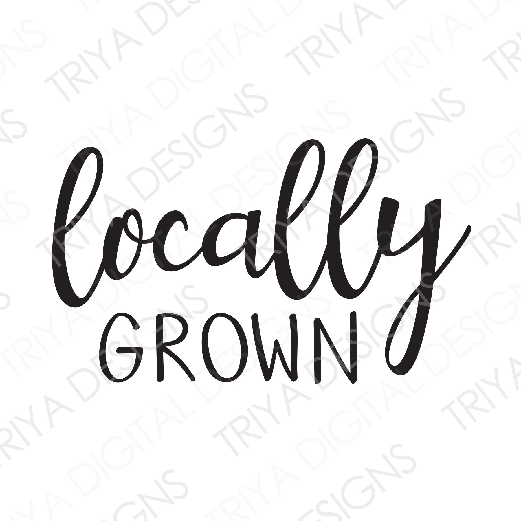 Locally Grown SVG | Local Produce, Farmers Market, Farm Fresh Hand ...