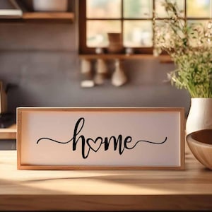 Home With Heart SVG | Home Wall Print, Home With Tails, Fancy Home PNG ...