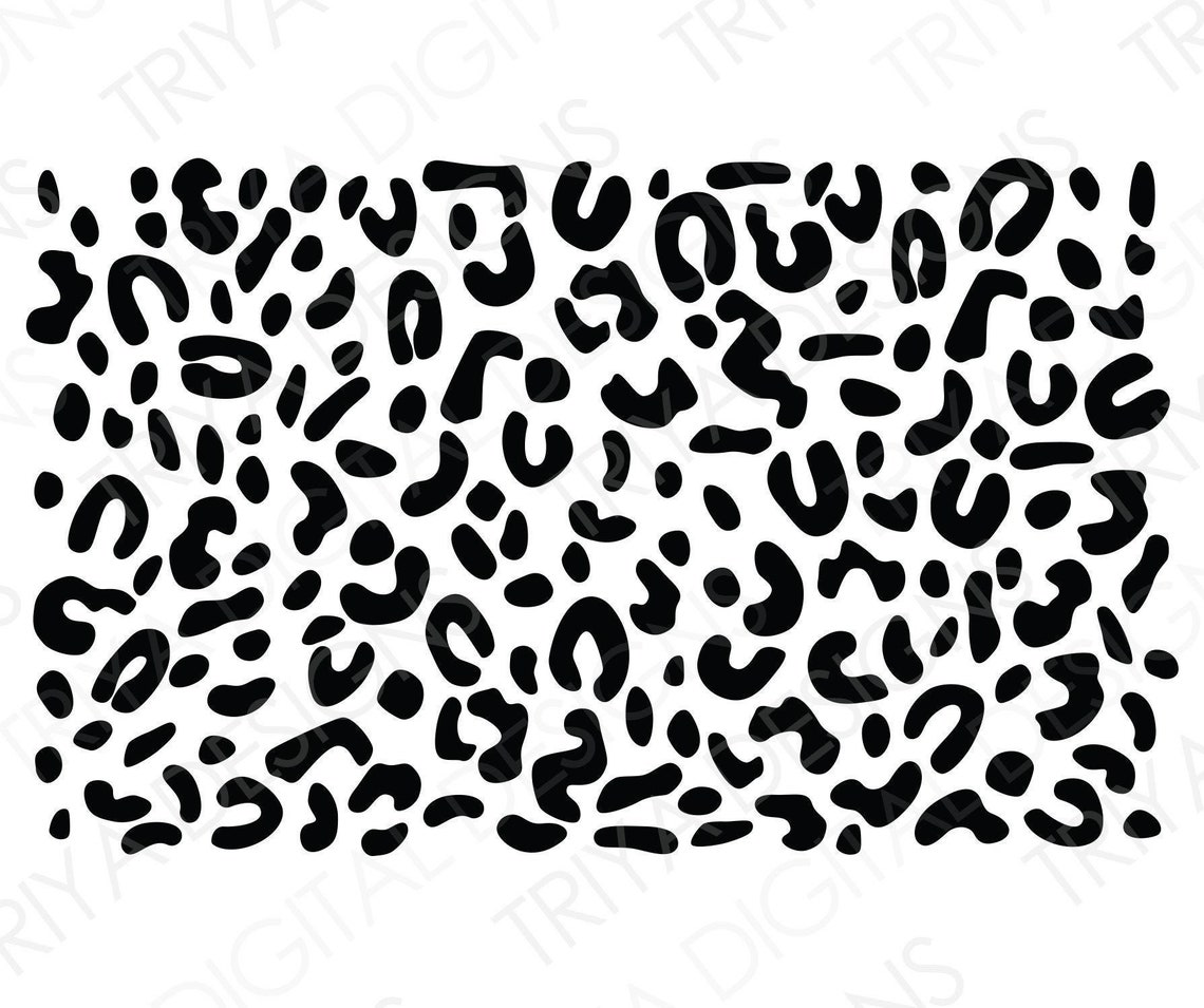 Cheetah Print SVG Cut File Leopard Print SVG Files Instant - Etsy
