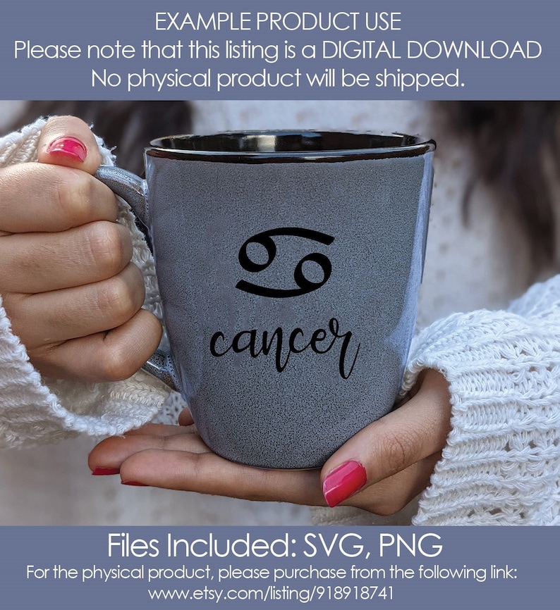 Cancer Svg Zodiac Sign Sun Sign Svg Cut Files Astrology Etsy