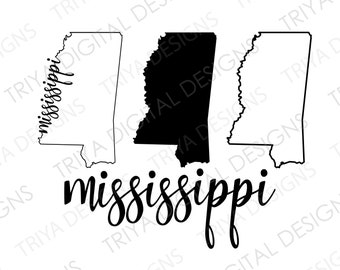 Mississippi State Svg | Etsy