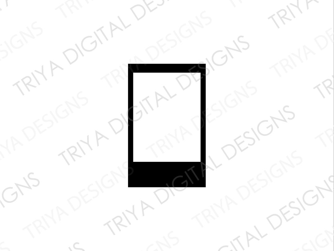 Instant Photo Frame SVG Cut Files Photo Frame, Photo Border, Square ...