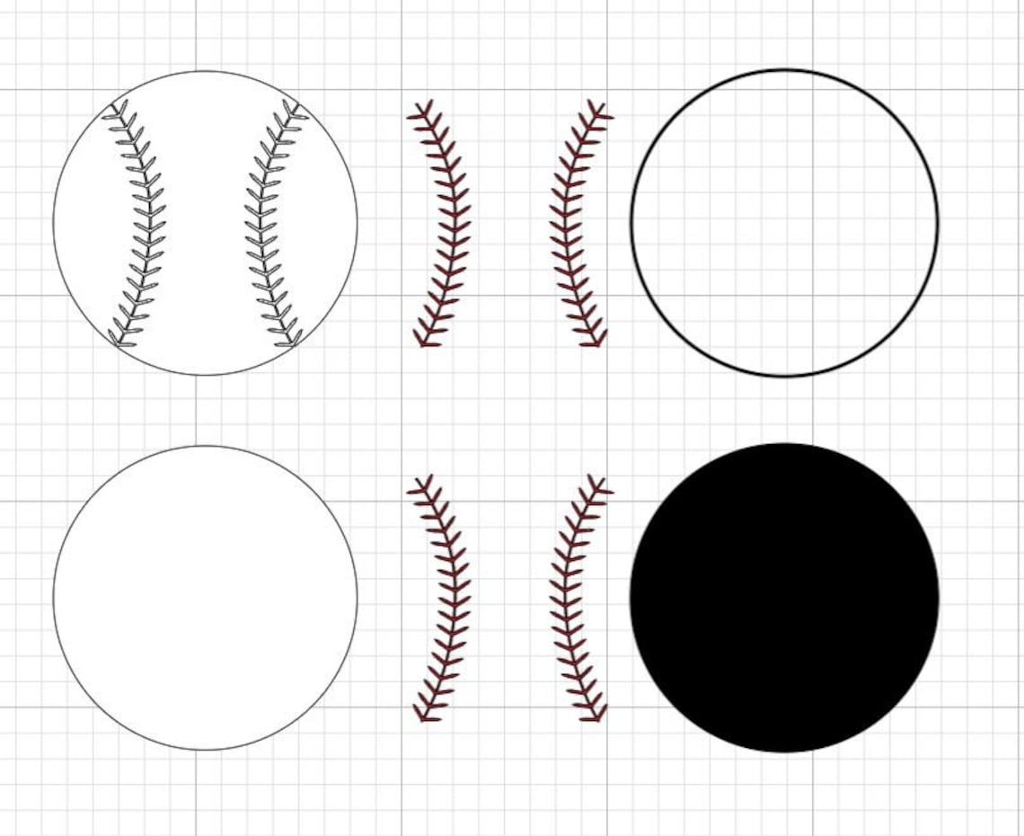 Baseball SVG Cut File Baseball Ball PNG Baseball Clip Art - Etsy