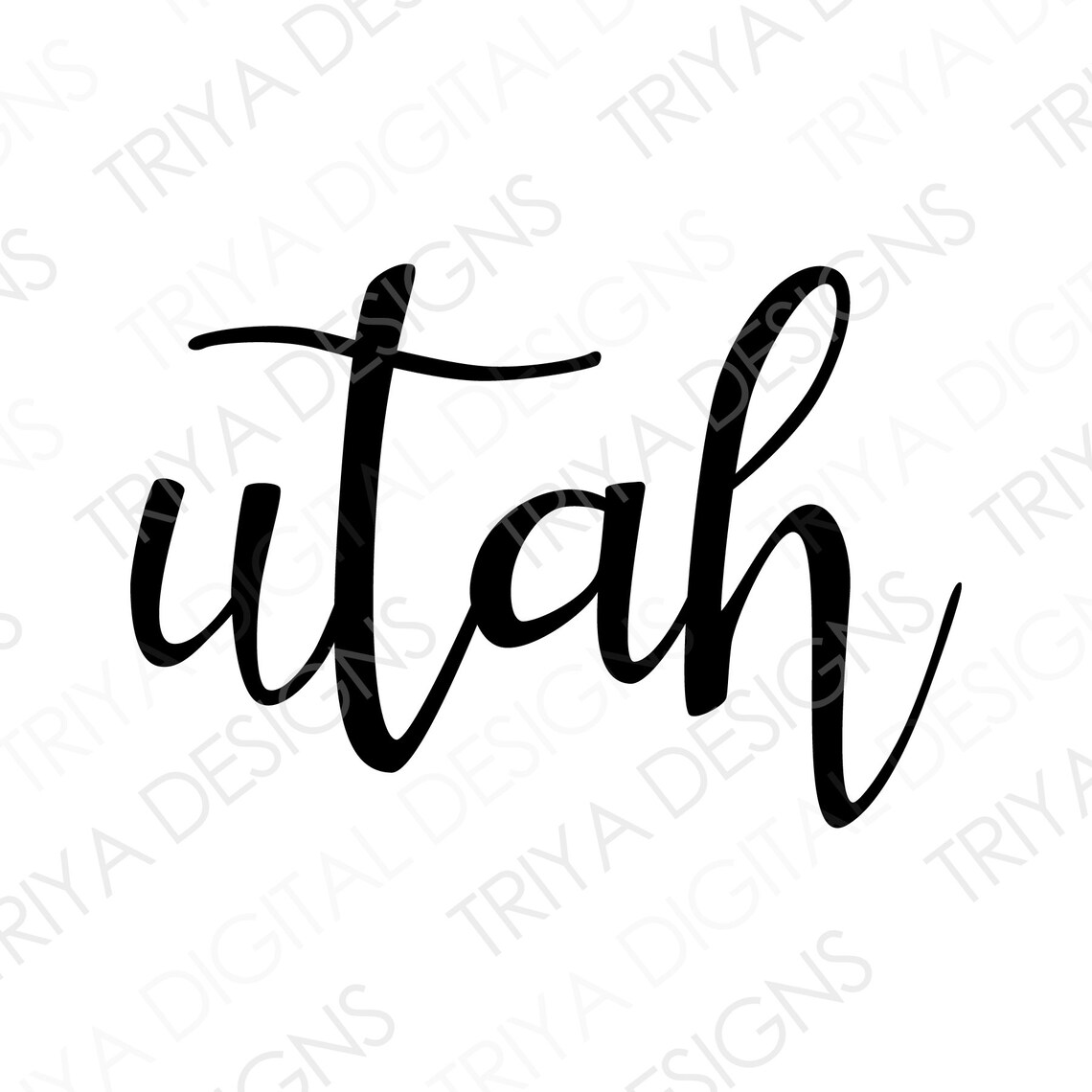 Utah SVG Bundle Utah Outline With Text Cut File State of - Etsy