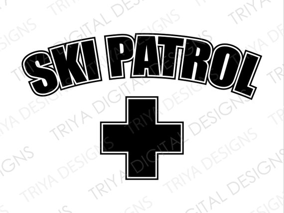 Ski Patrol SVG Cut File Skiing Skier Winter Sweatshirt | Etsy