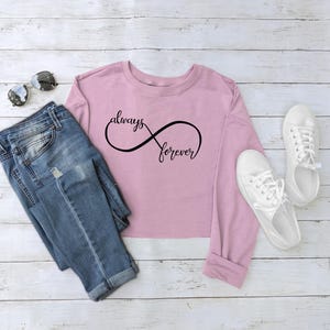 Always & Forever Infinity Symbol SVG | Hand Lettered Cursive Text ...