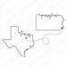 Custom Moving States With Text SVG Two States PNG Print File Long ...