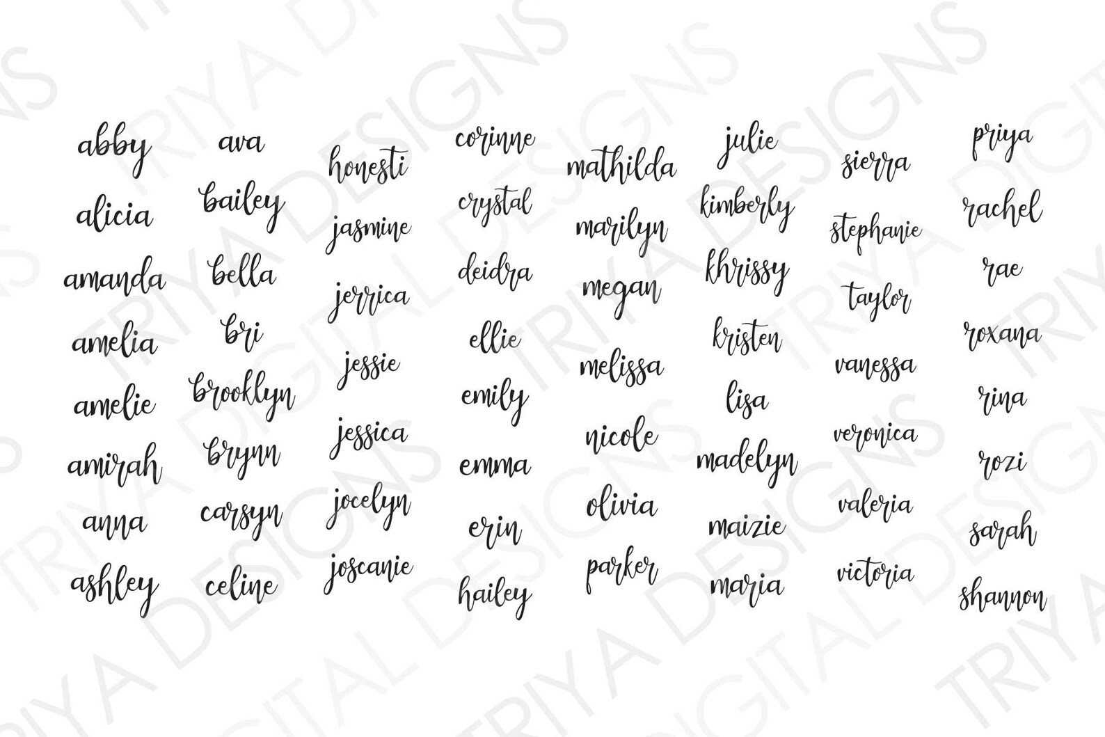 Custom Names With Heart SVG Hand Lettered Cursive Text - Etsy