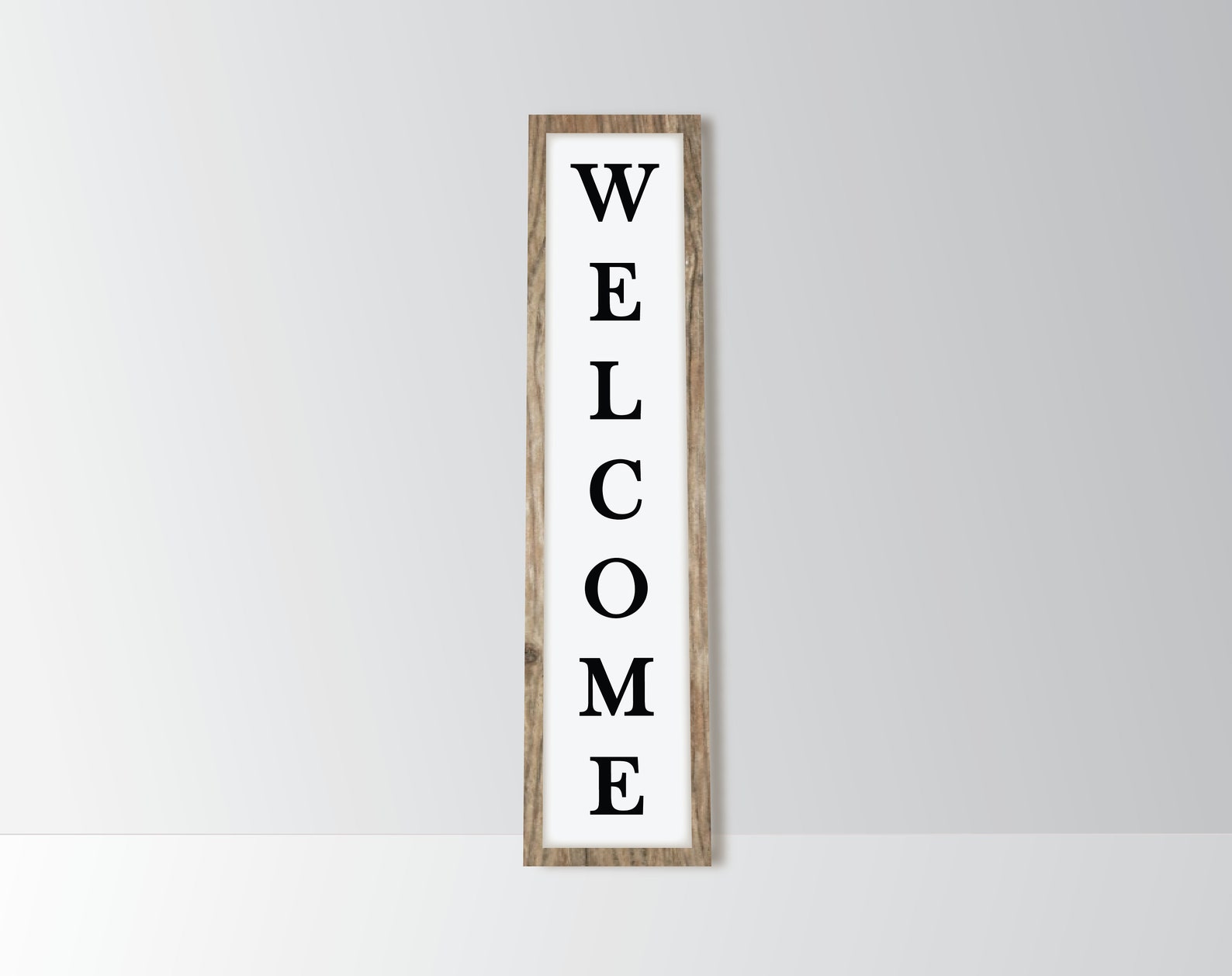 Welcome Vertical SVG Welcome Door Sign Vertical Letters in a - Etsy