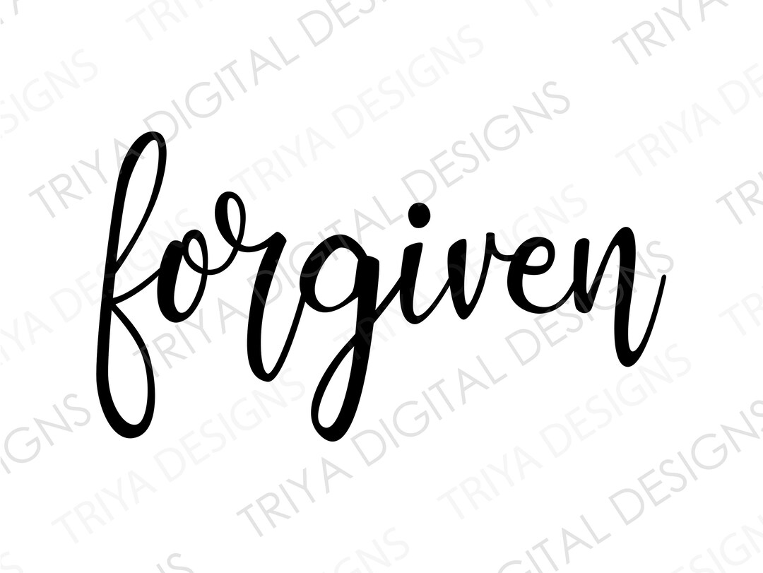 Chosen SVG Chosen Hand Lettered Cursive Text Digital DOWNLOAD - Etsy