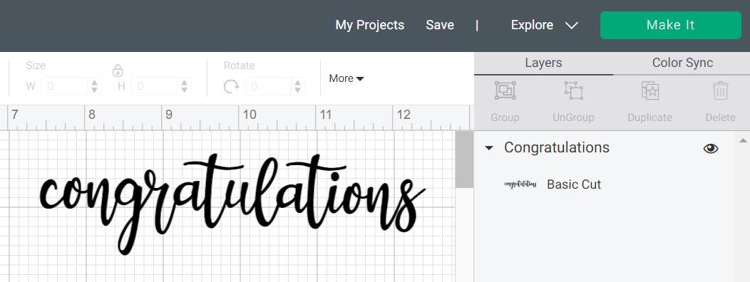 Congratulations SVG Cut File | Congrats, Celebrate Hand Lettered ...