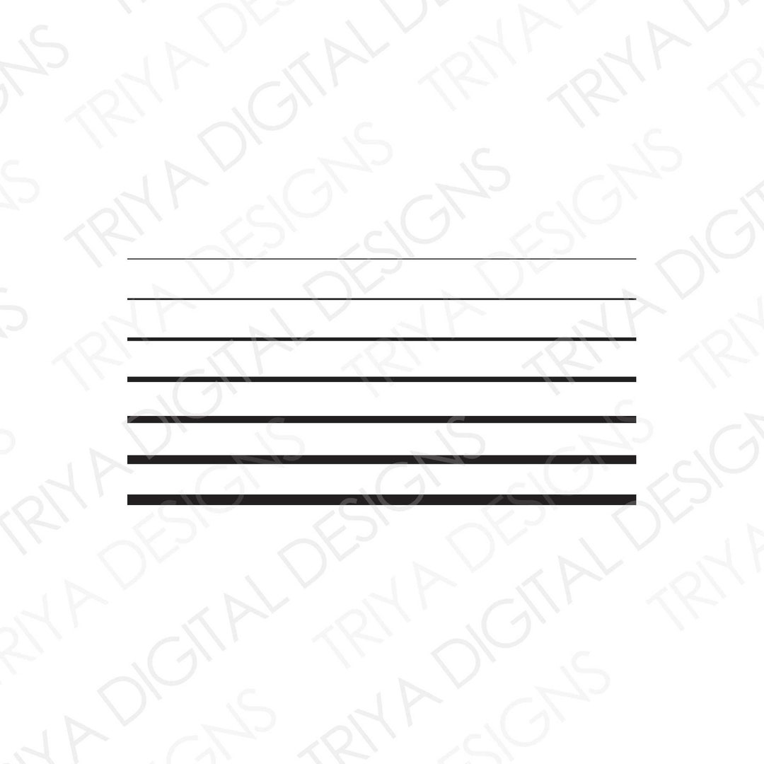 Lines SVG Cut Files | Straight Lines Basic Lines Png File for Cricut ...