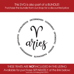 Aries SVG | Zodiac Sign, Sun Sign SVG Cut Files | Astrology Horoscope ...