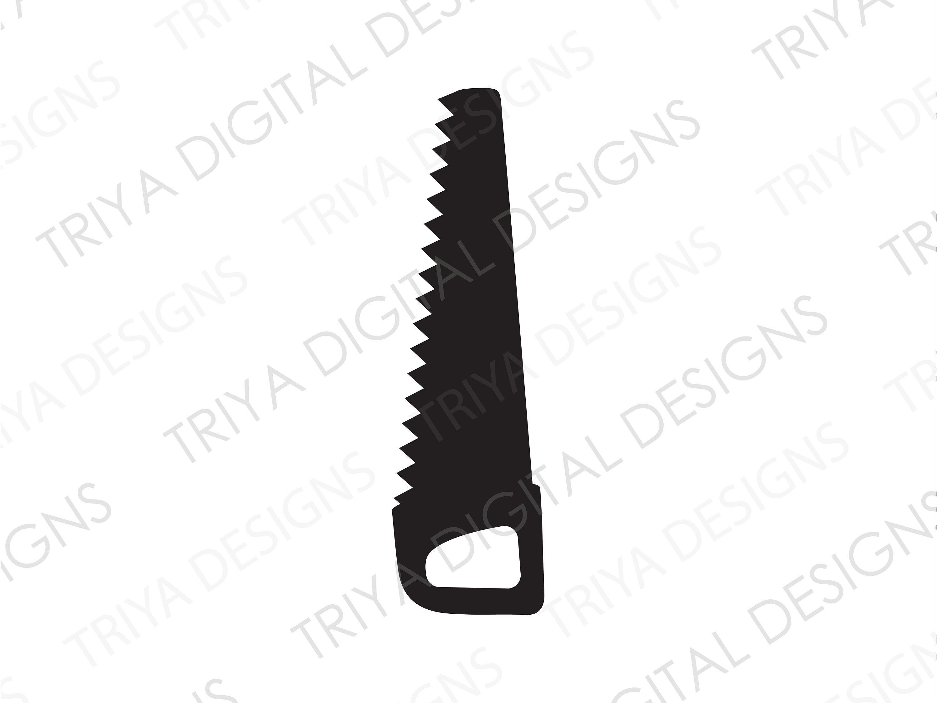 Saw Clipart SVG Cut File Hand Held Saw Crosscut Saw Saw - Etsy