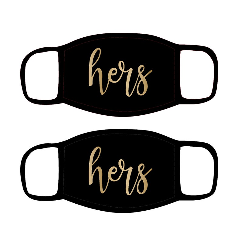 His and Hers SVG Cut File His & Hers PNG Hand Lettered | Etsy