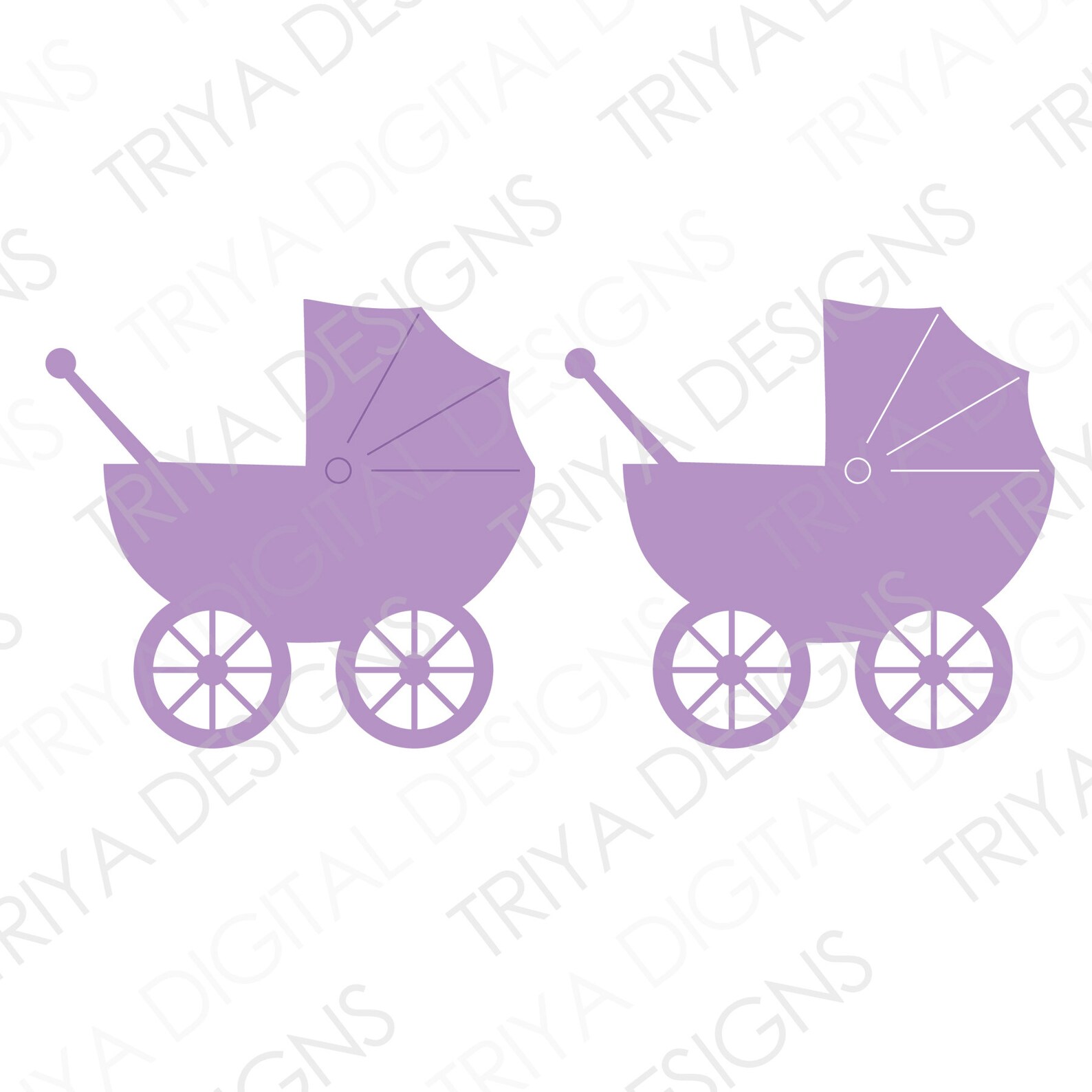Pram SVG Cut File Baby Carriage SVG Files Stroller - Etsy