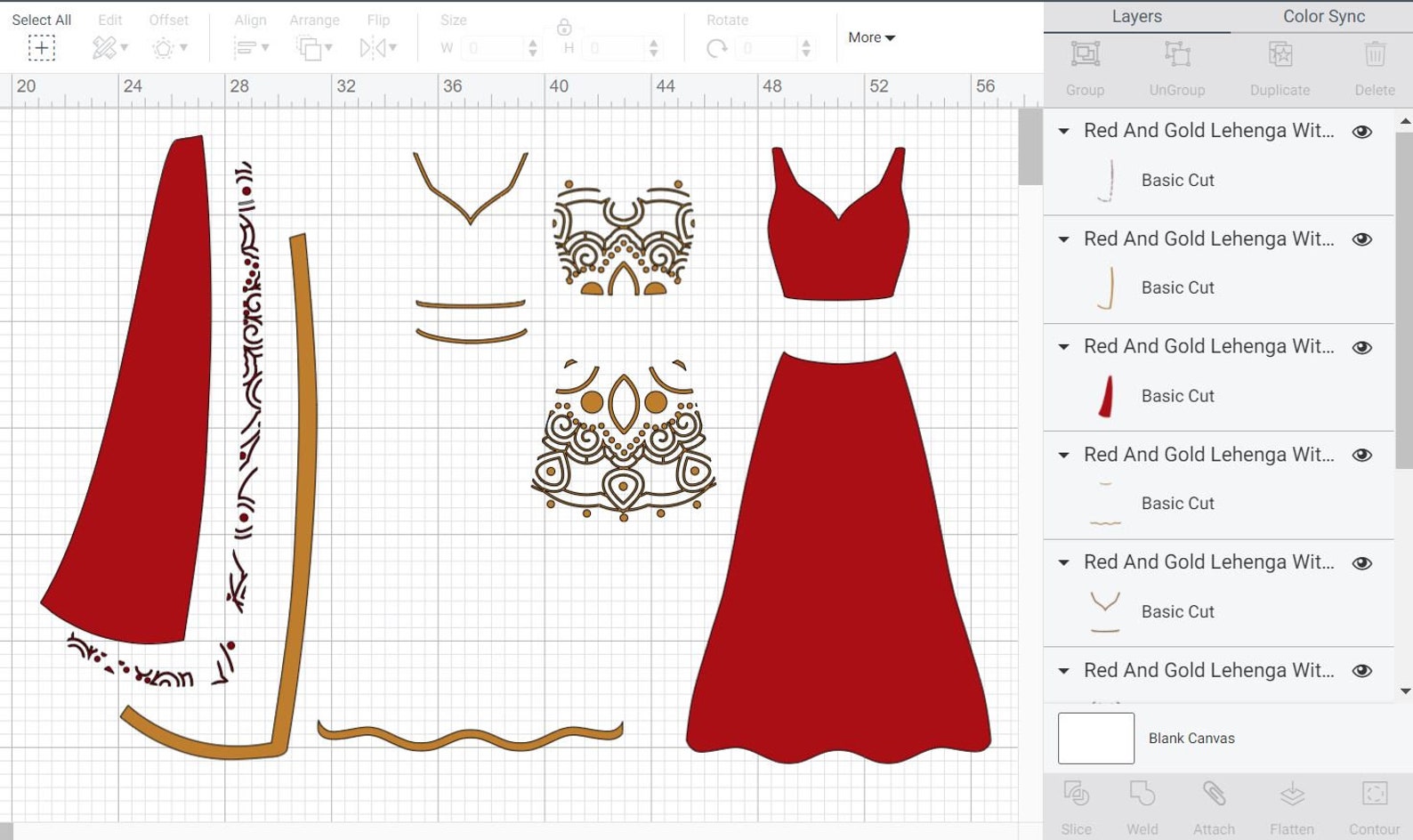 Indian Wedding Dress Lehenga SVG Cut File Bridesmaid Gown - Etsy
