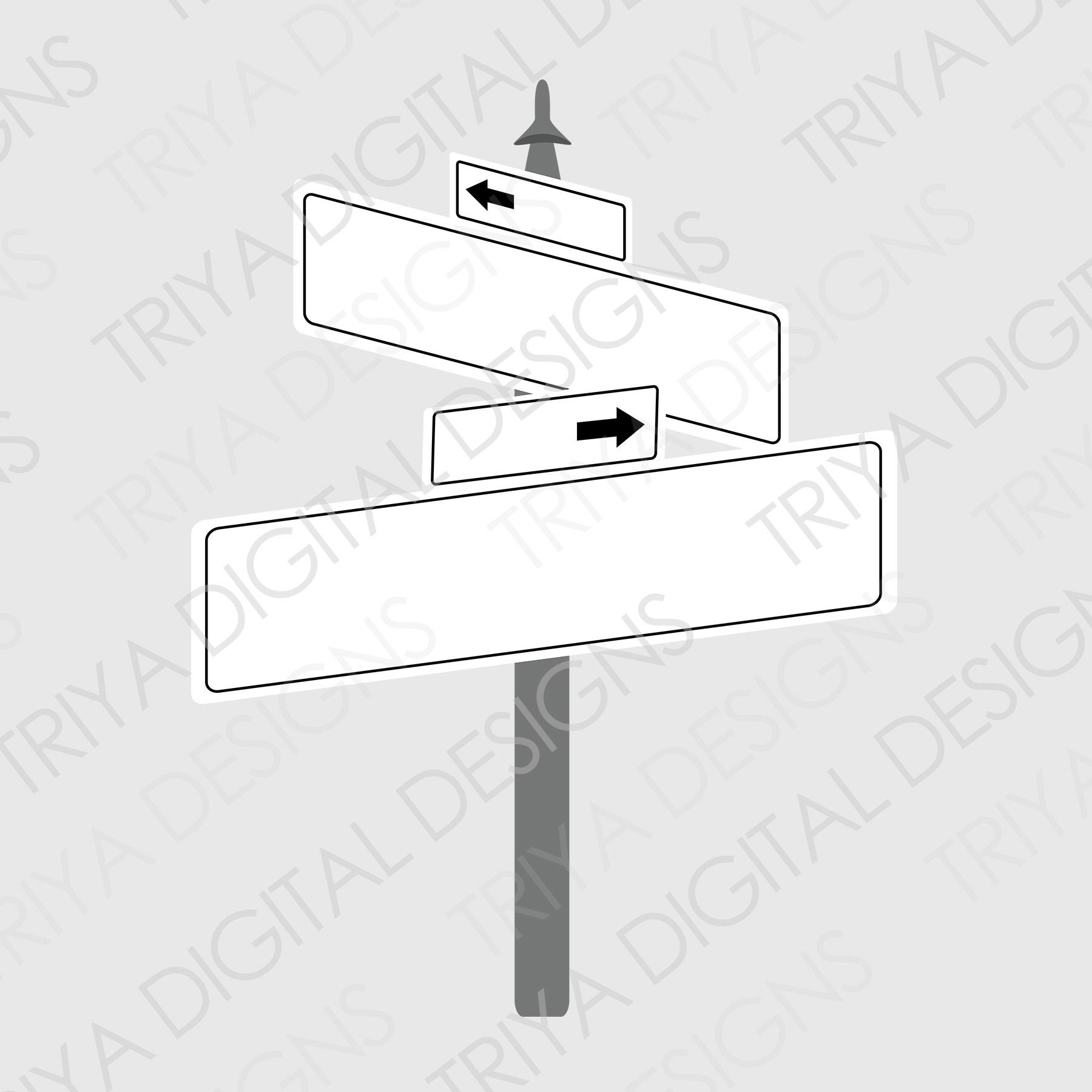 Blank Highway Sign Clip Art