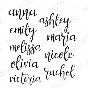Infinity Sign With Custom Name SVG | Hand Lettered Cursive Text ...