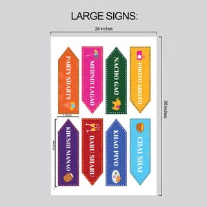 Editable Desi Directional Signs JPG File | PRINTABLE Digital Download ...