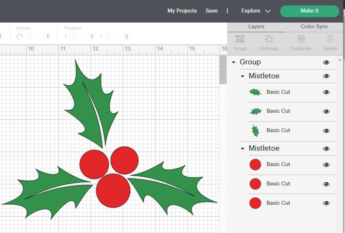 Mistletoe SVG Cut File | Christmas Mistletoe, Cute Mistle Toe Outline ...