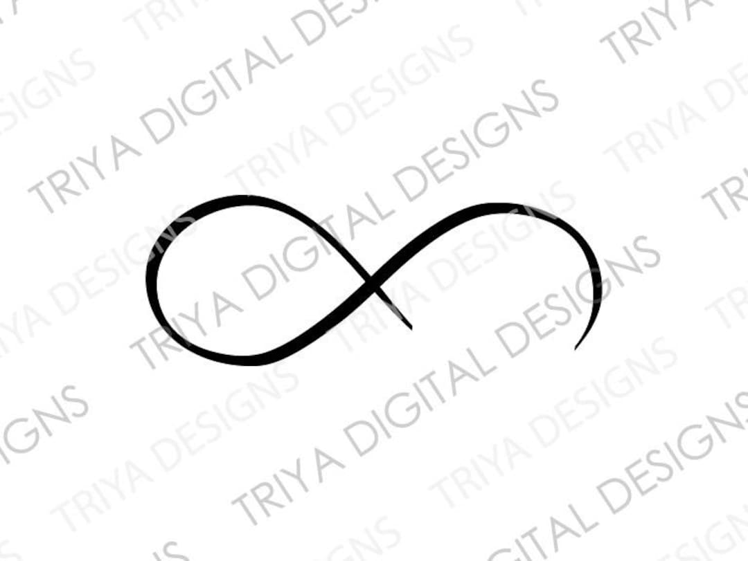 Open Infinity Symbol SVG | Customizable Infinity Sign SVG | Digital ...