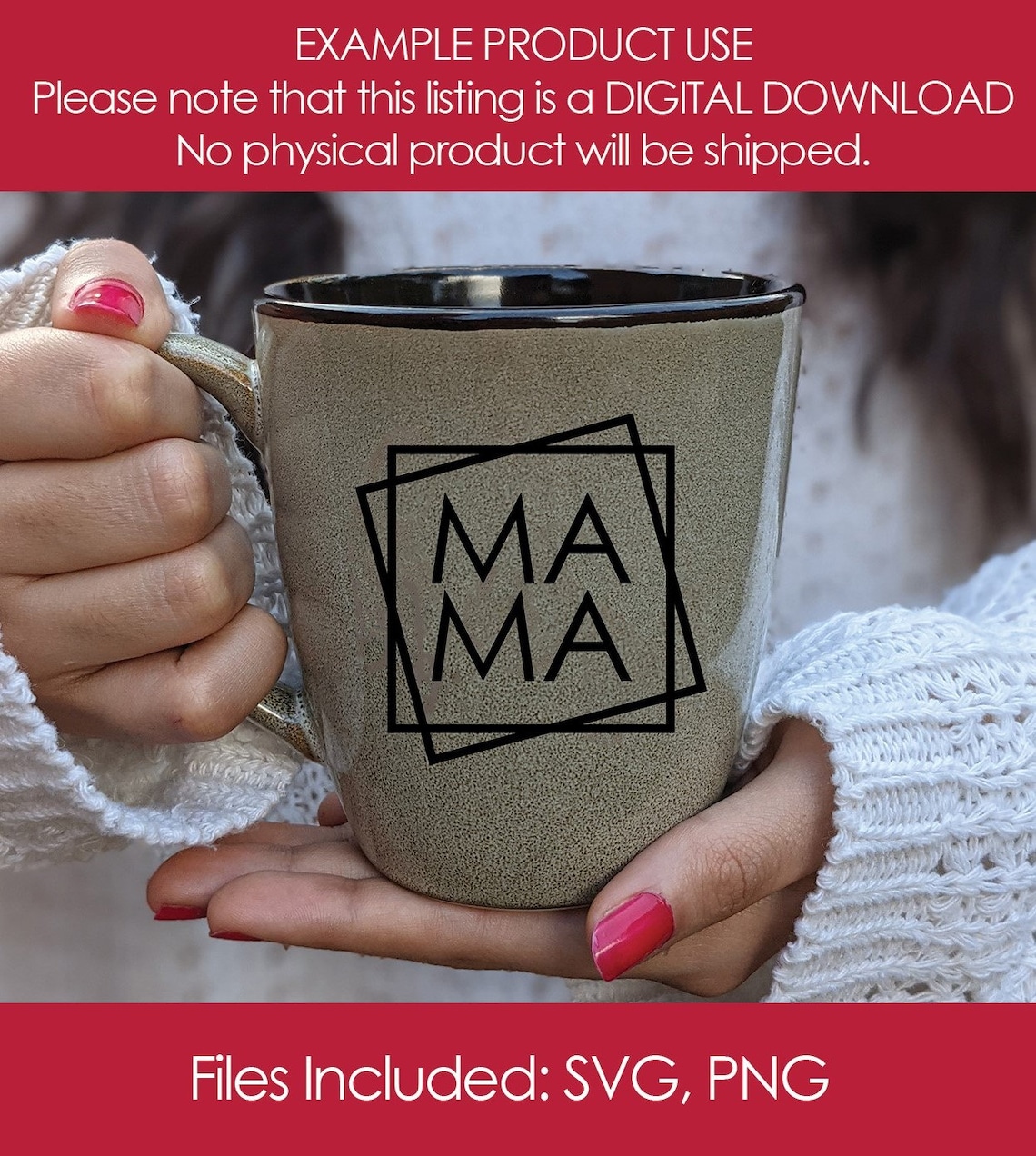 Mama Hand Lettered Cursive Text Mama SVG Cut File Mama - Etsy
