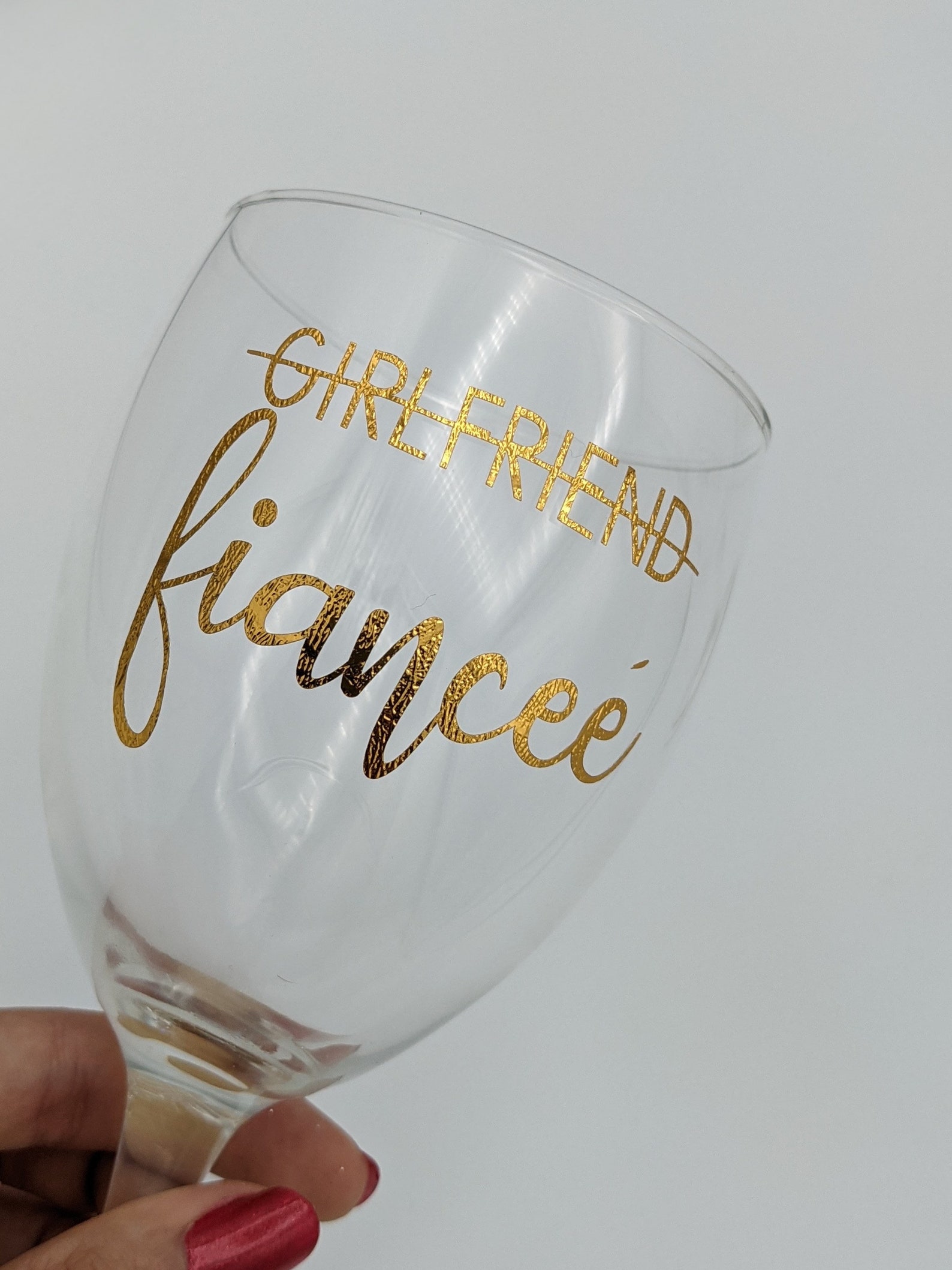 Fiancé Fiancée SVG Cut File Girlfriend Boyfriend Strikethrough SVG Hand ...