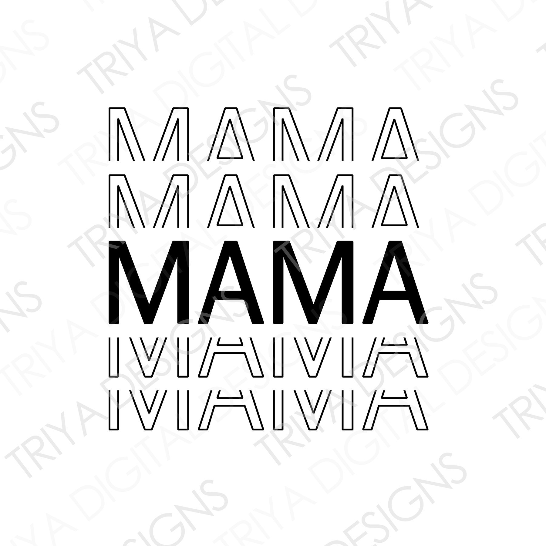 Mama script PNG Digital Download Cut File svg File For Cricut Mama svg ...
