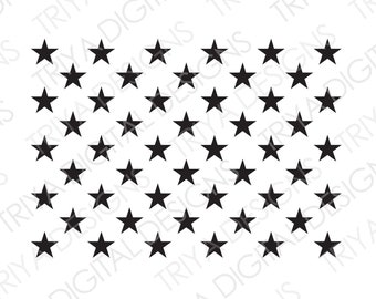 Craft Supplies & Tools Paper, Party & Kids 50 star stencil svg star svg ...