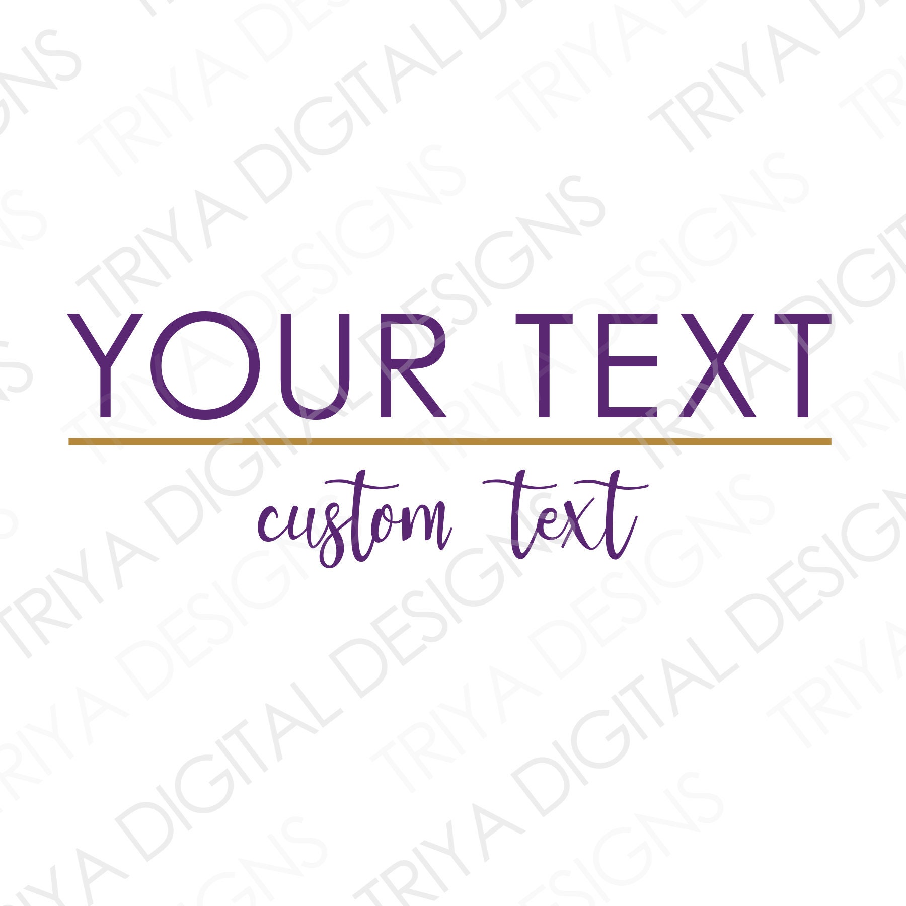 Logotipo personalizado SVG / Letras cursivas con letras a mano | Etsy
