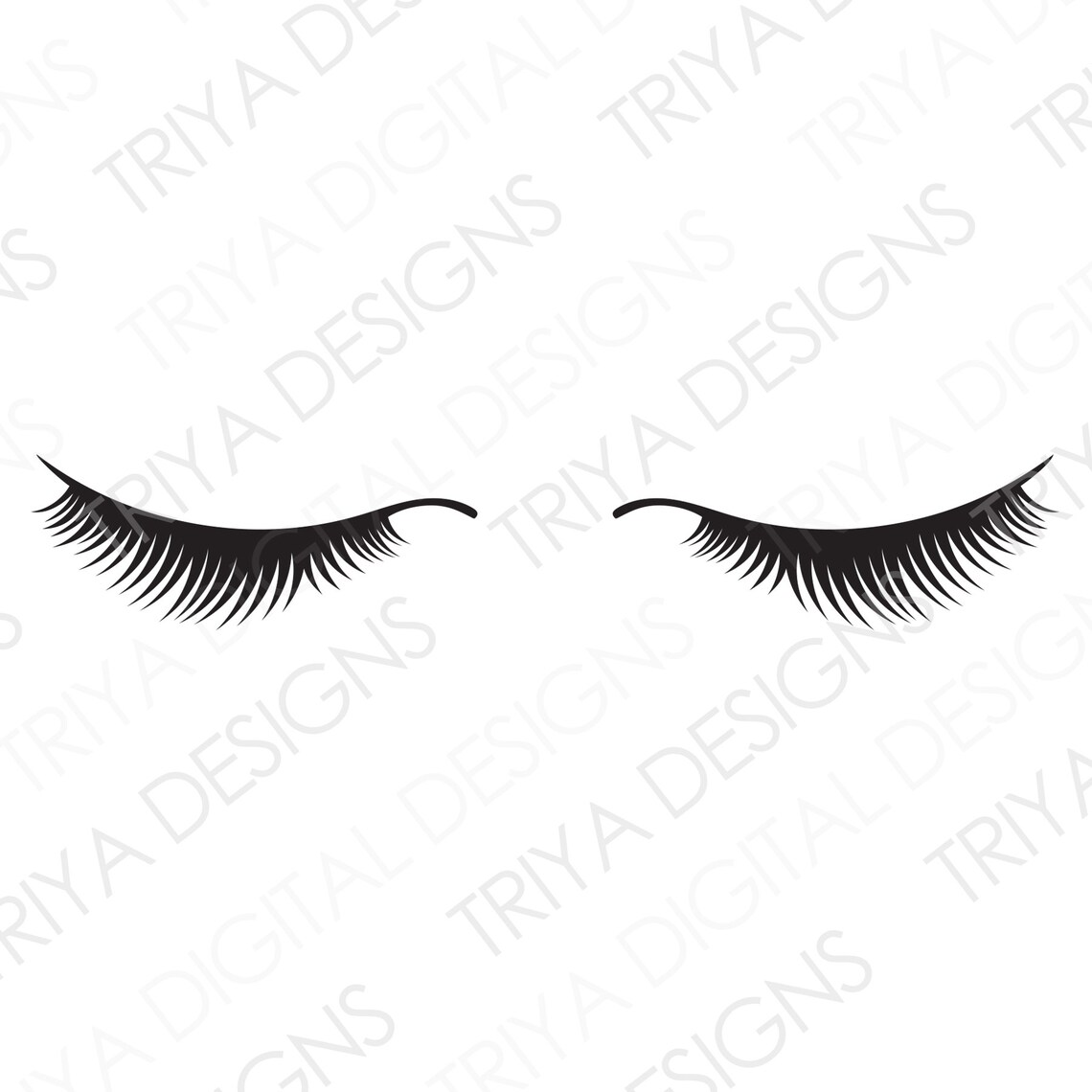 Eyelashes SVG Cut File Lashes Makeup Mascara SVG File - Etsy