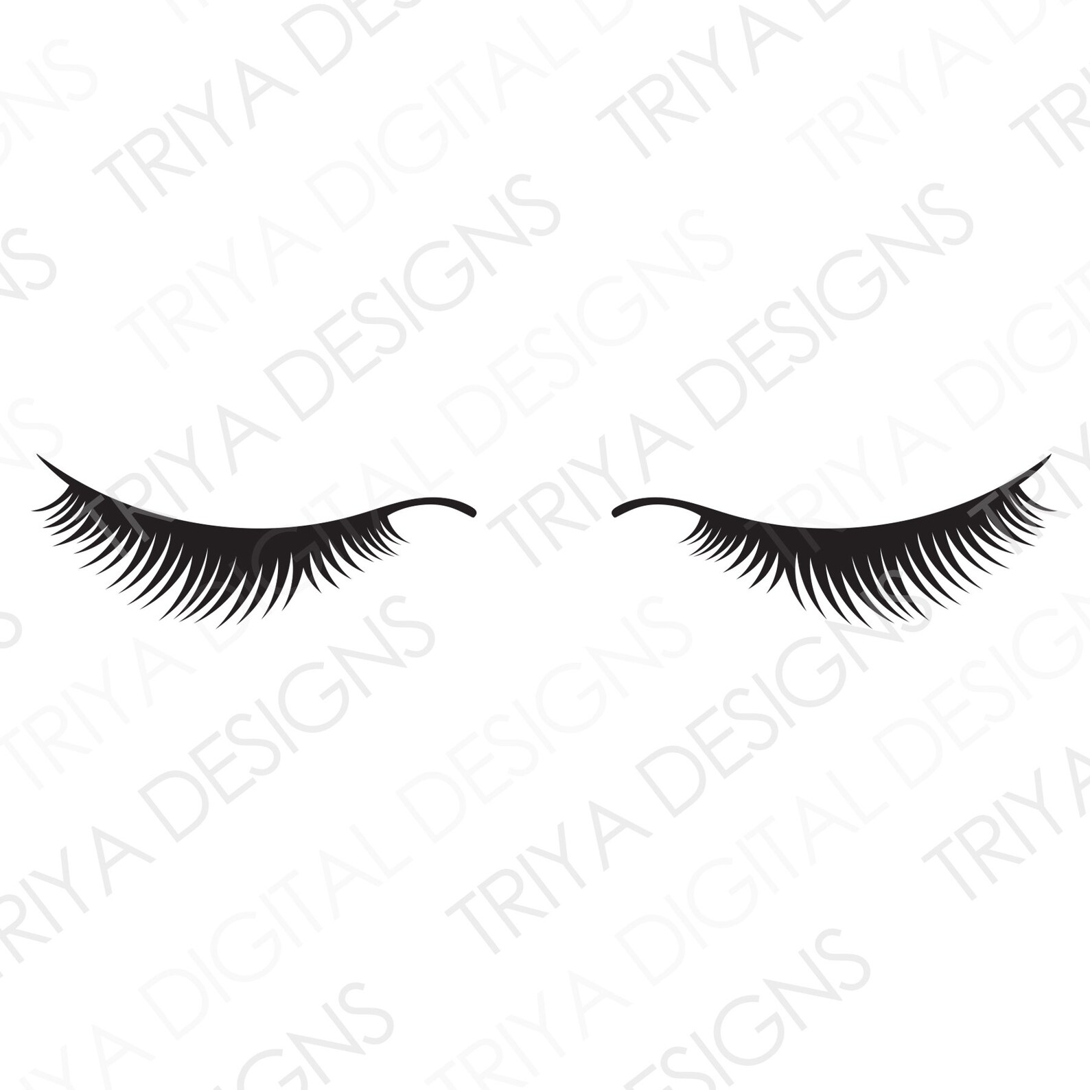 Eyelashes SVG Cut File Lashes Makeup Mascara SVG File - Etsy