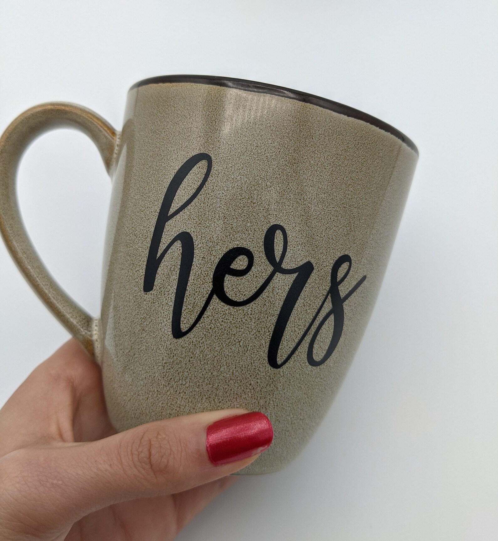 His and Hers SVG Cut File | His & Hers PNG | Hand Lettered Cursive Text ...