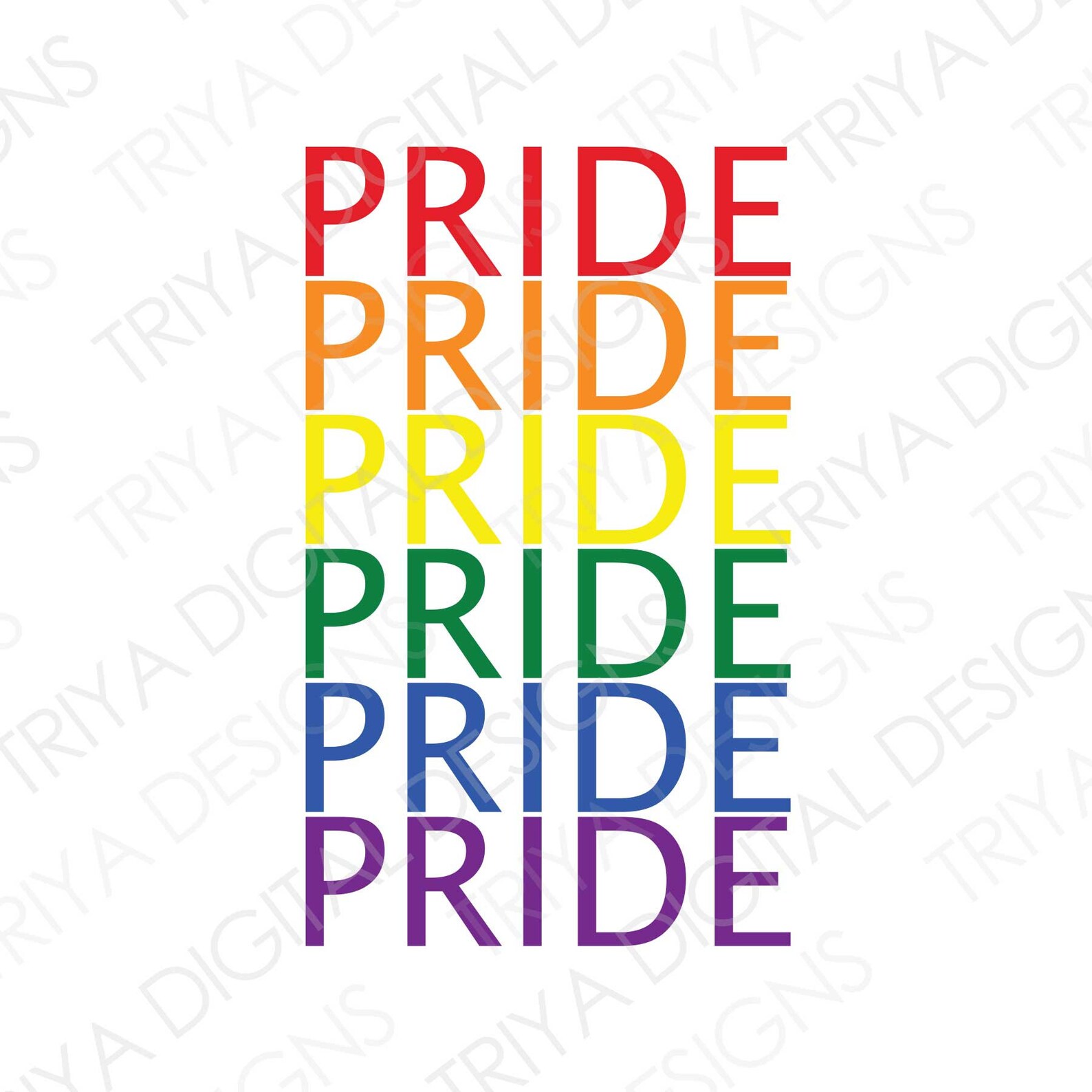 Rainbow Pride SVG Cut File Bundle of 8 Pride Rainbow Hearts - Etsy