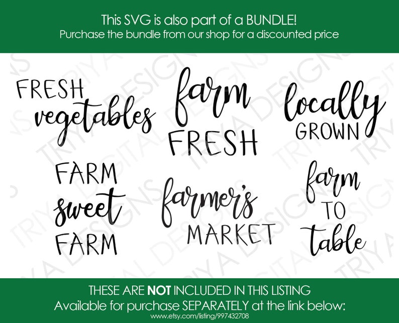Locally Grown SVG | Local Produce, Farmers Market, Farm Fresh Hand ...