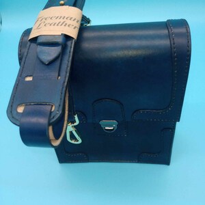 Navy Compact Crossbody Bag - Etsy
