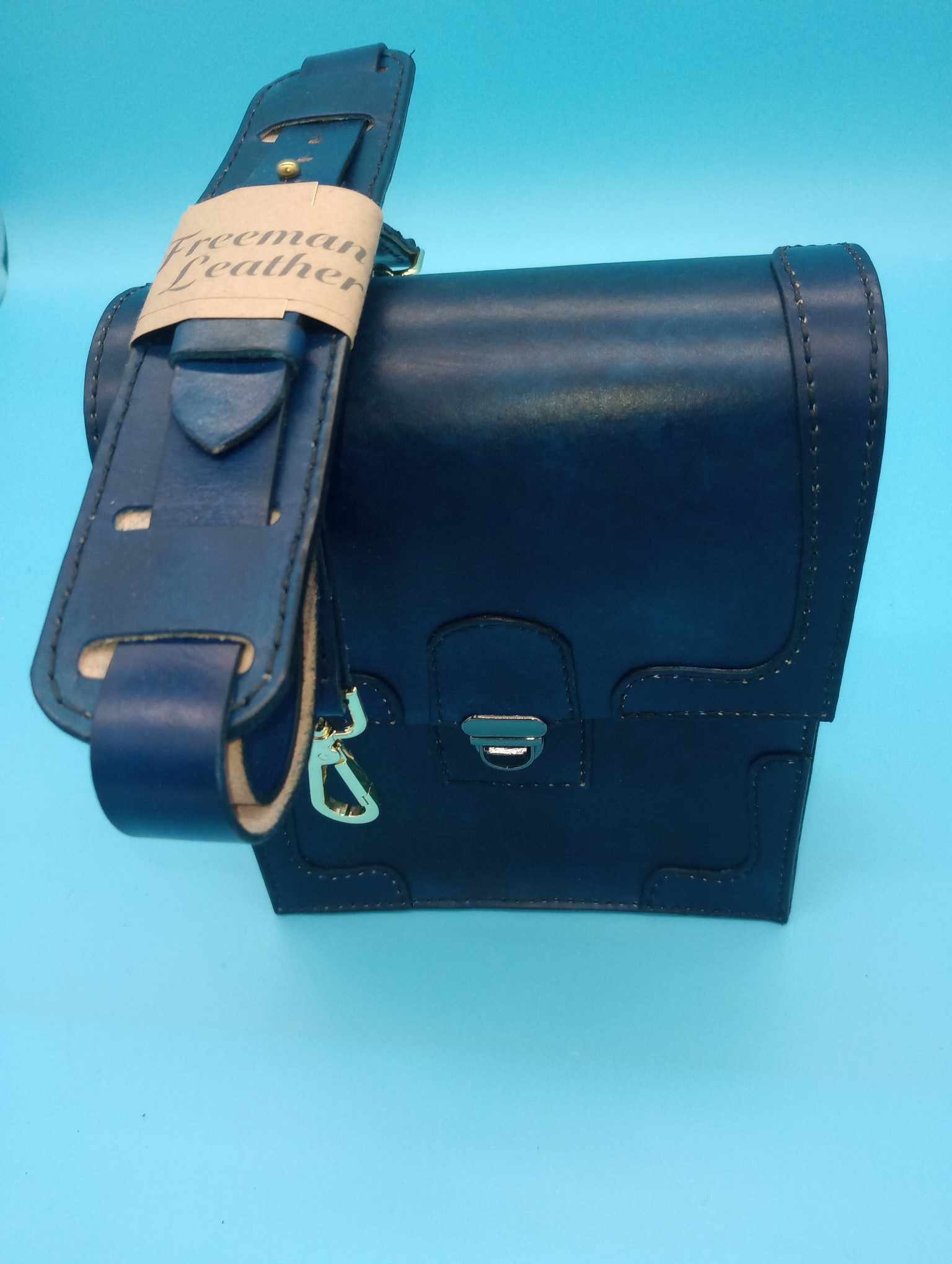 Navy Compact Crossbody Bag - Etsy