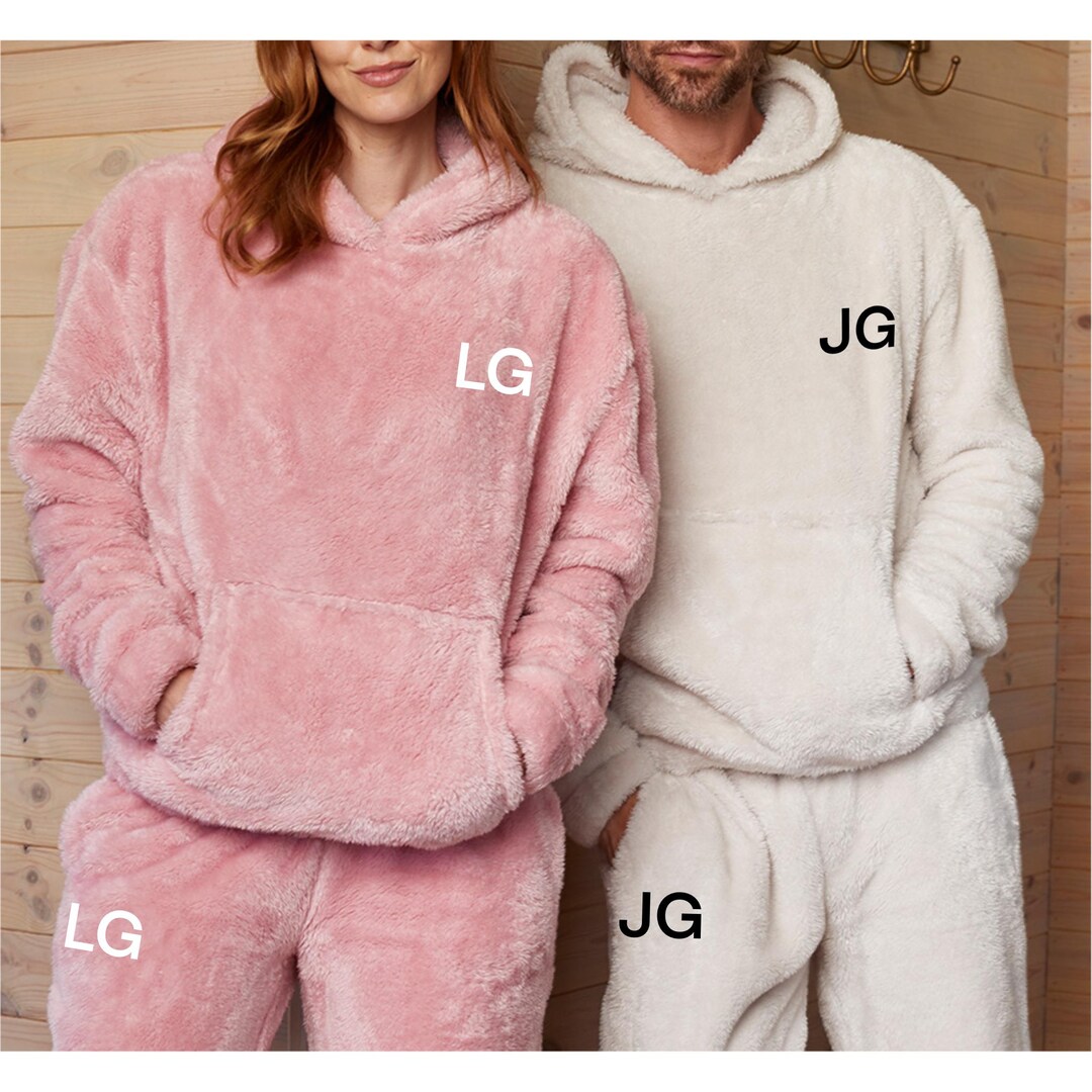 Personalised Embroidered Fluffy Tracksuit Set, Tracksuit, Trackies, for ...