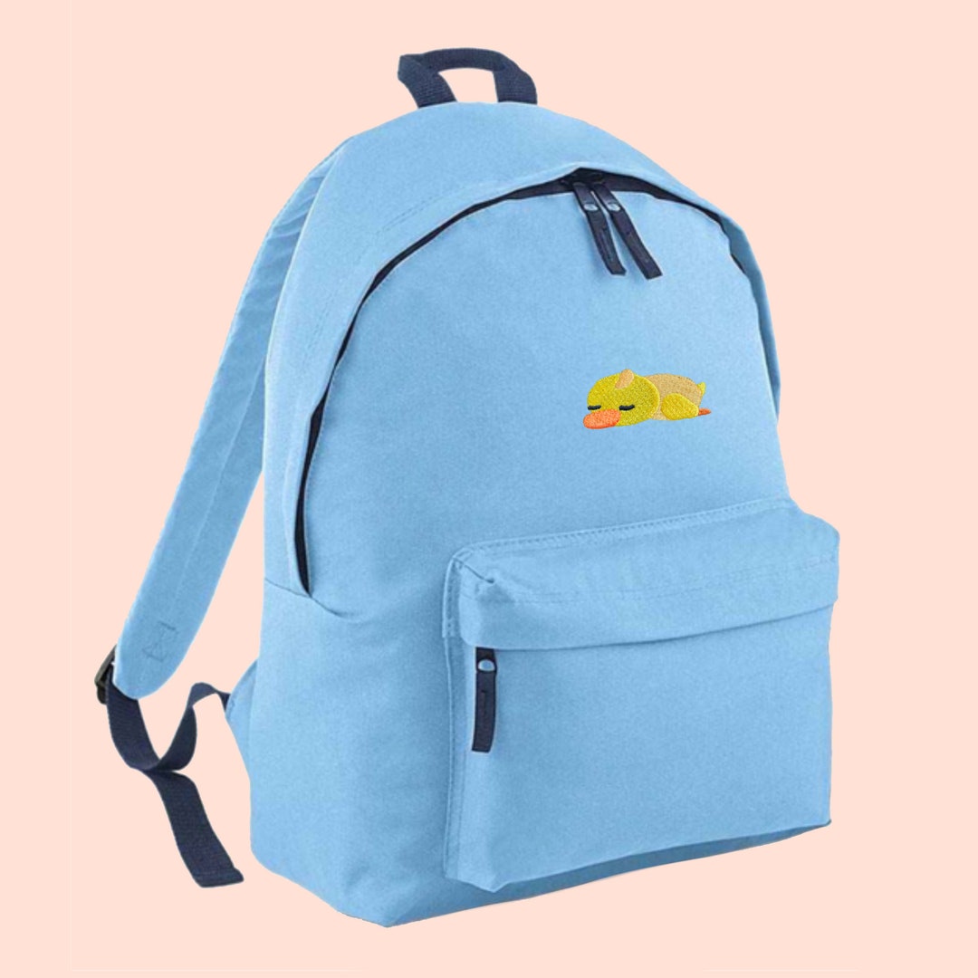 Embroidered Duck Bag, Bag, Rucksack, Backpack, Duck, Quack, Sleepy ...