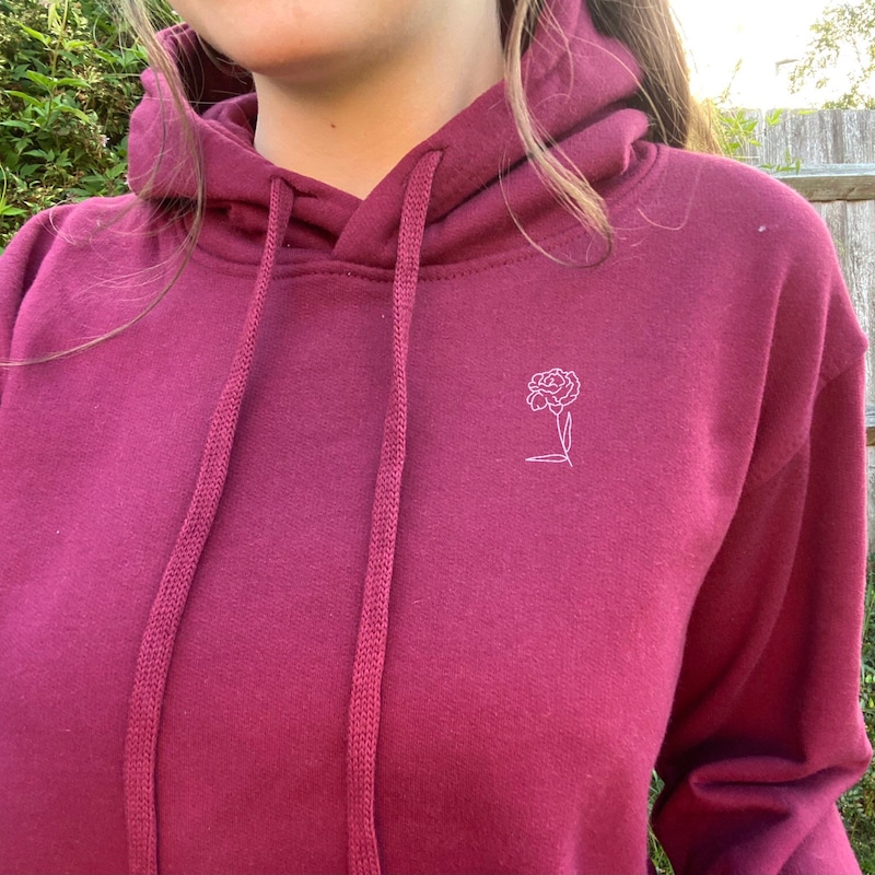 Flower Hoodie - Etsy