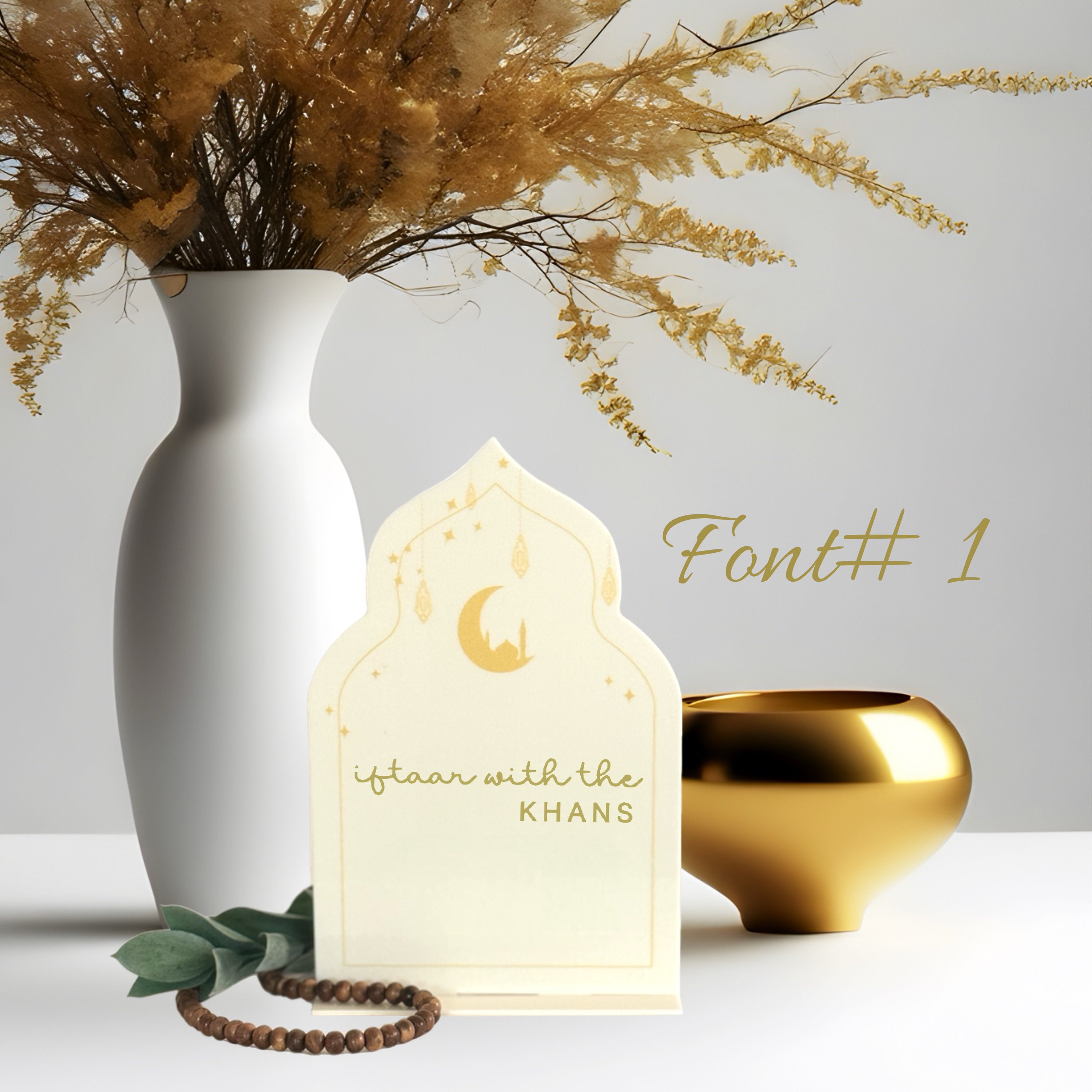 Iftar Acrylic Personalized Sign, Iftar Announcement, Ramadan Mubarak ...