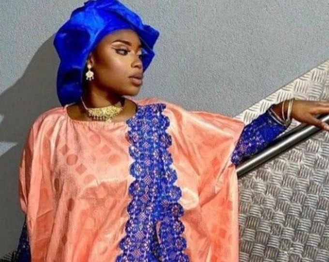 Bazin Riche Boubou, Getzner Magnum, Plus Size African Dress, Bazin ...