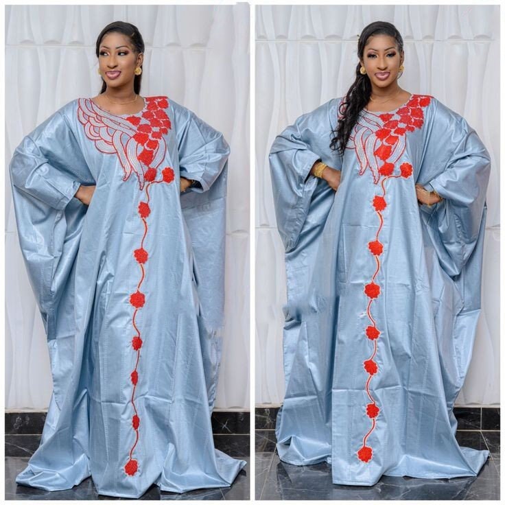 Bazin Grand Boubou, Getzner Super Magnum, Bazin Rich Fabric, African ...